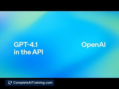 GPT-4.1 in the API