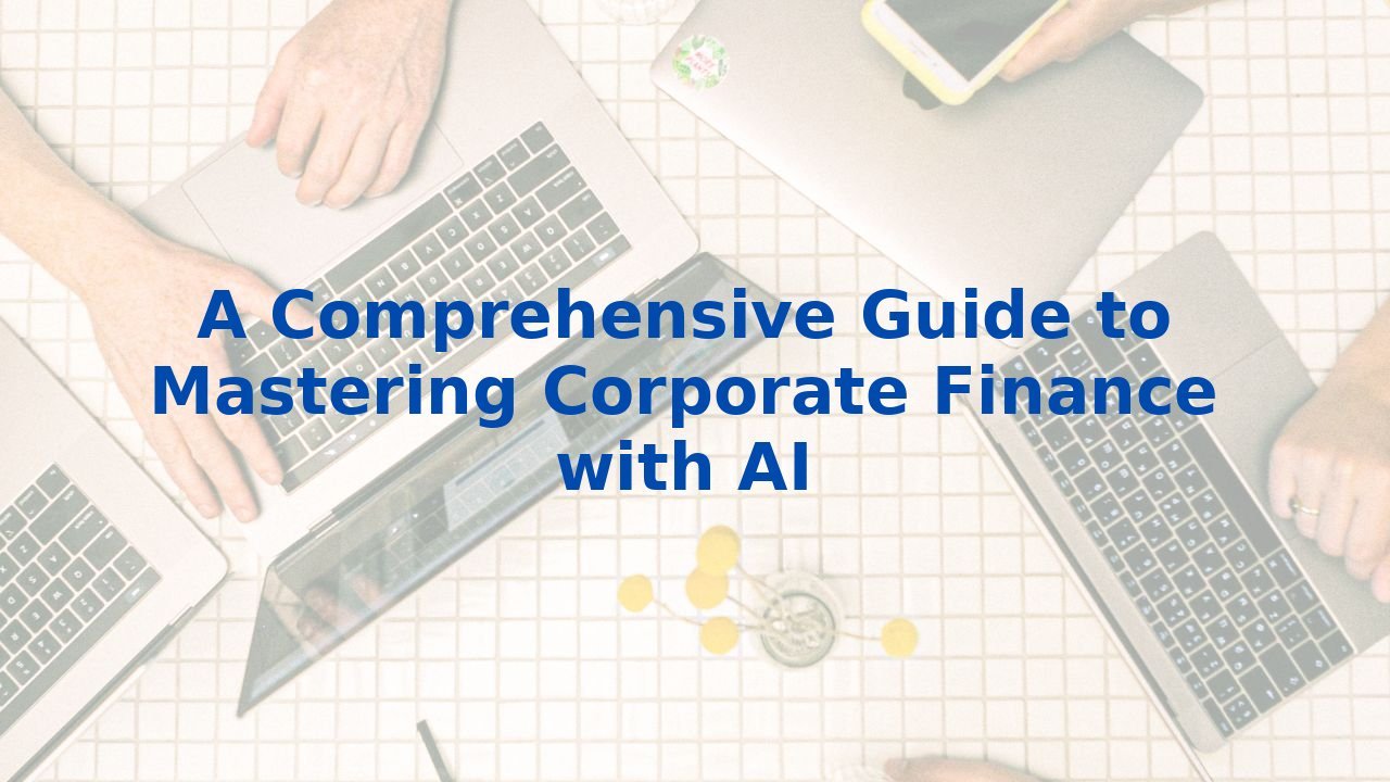 A Comprehensive Guide to Mastering Corporate Finance with AI A Comprehensive Guide to Mastering Corporate Finance with AI