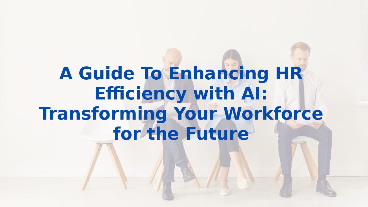 A Guide To Enhancing HR Efficiency with AI: Transforming Your Workforce ...