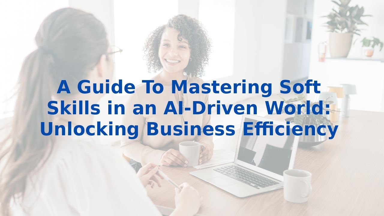 A Guide To Mastering Soft Skills in an AI-Driven World: Unlocking Business Efficiency