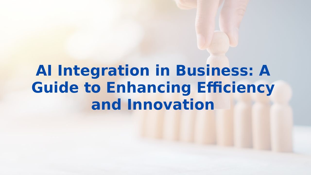 AI Integration in Business: A Guide to Enhancing Efficiency and Innovation