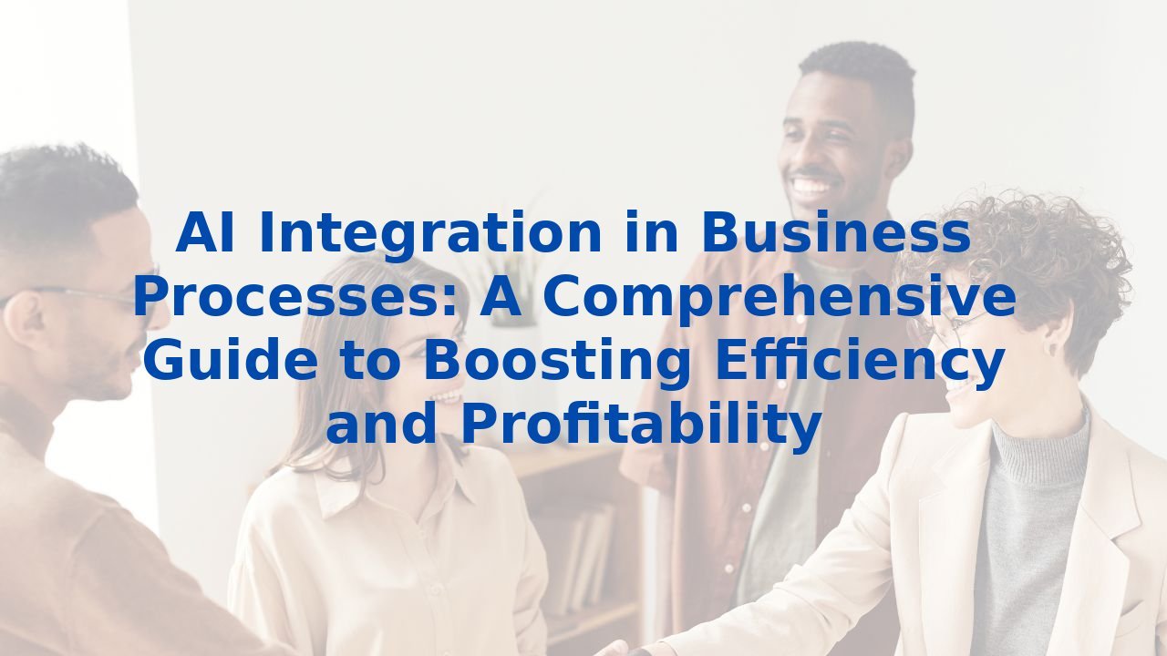 AI Integration in Business Processes: A Comprehensive Guide to Boosting Efficiency and Profitability