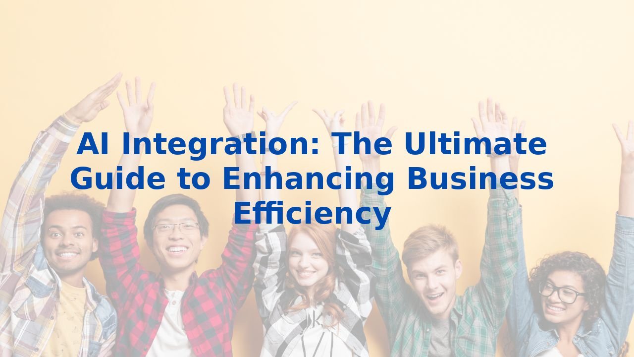 AI Integration: The Ultimate Guide to Enhancing Business Efficiency