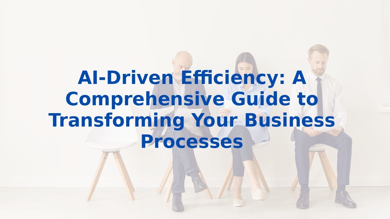AI-Driven Efficiency: A Comprehensive Guide to Transforming Your Business Processes