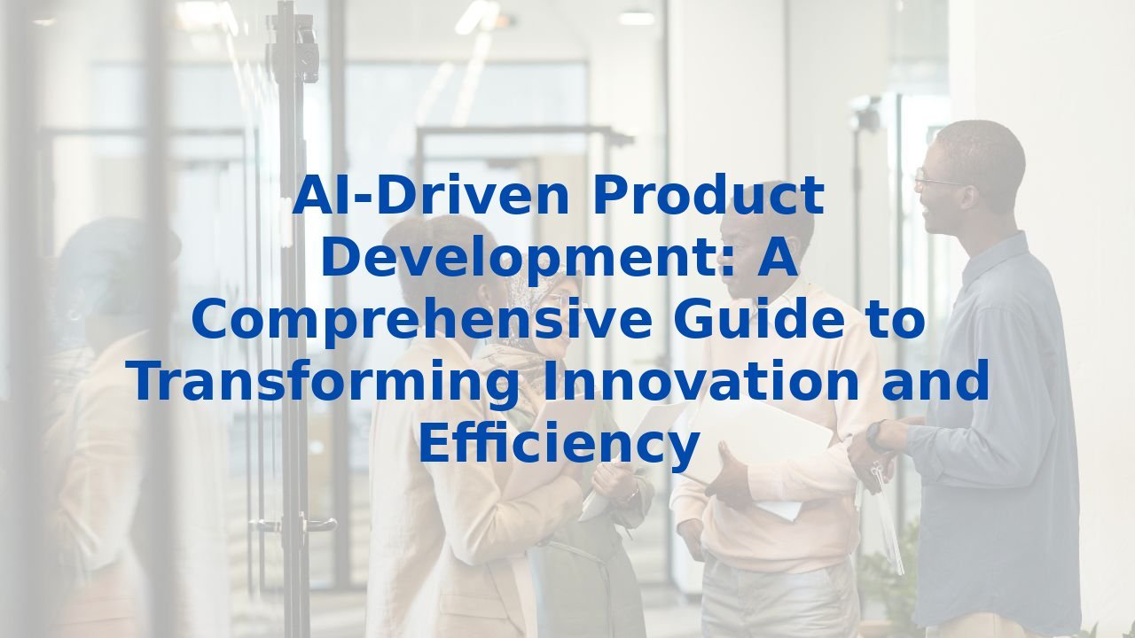 AI-Driven Product Development: A Comprehensive Guide to Transforming Innovation and Efficiency