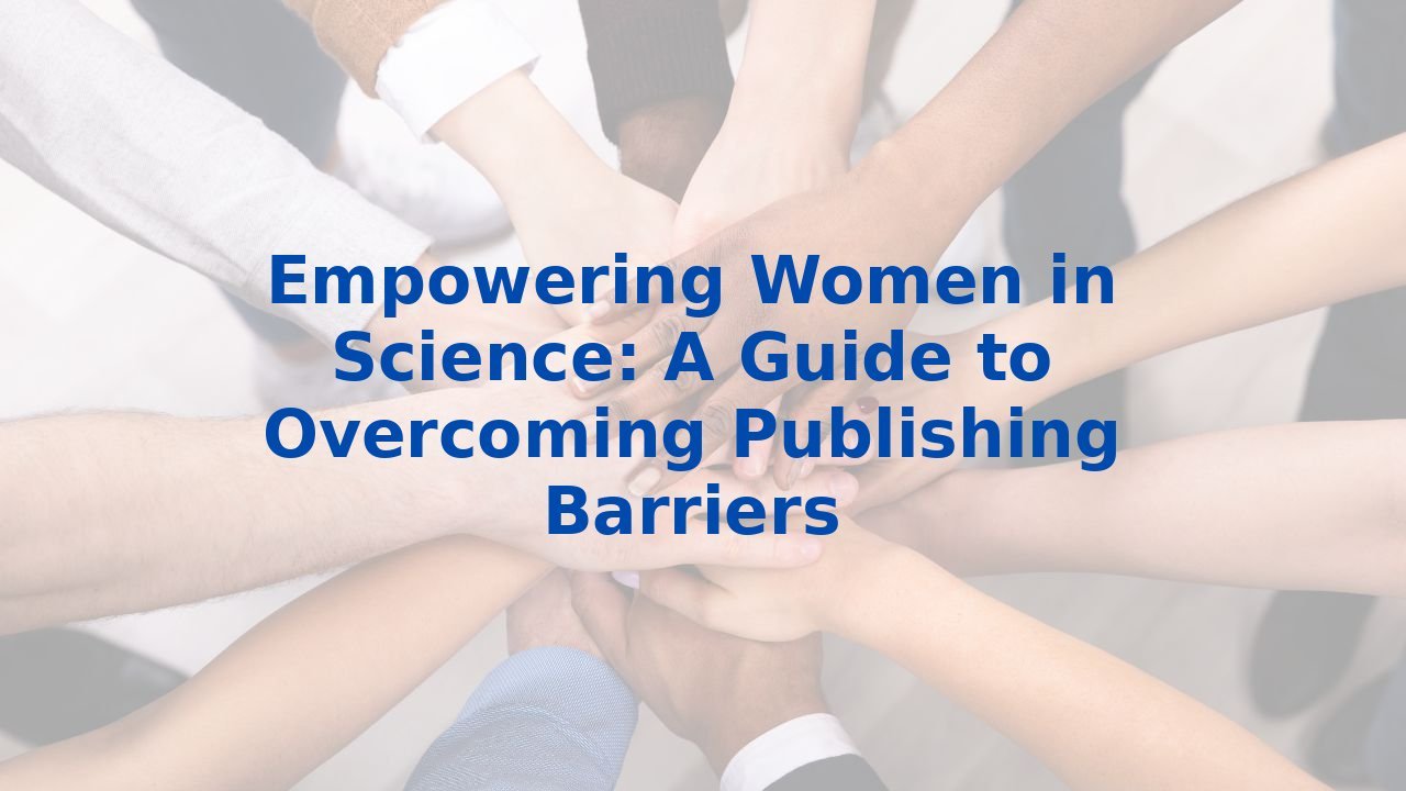 Empowering Women in Science: A Guide to Overcoming Publishing Barriers