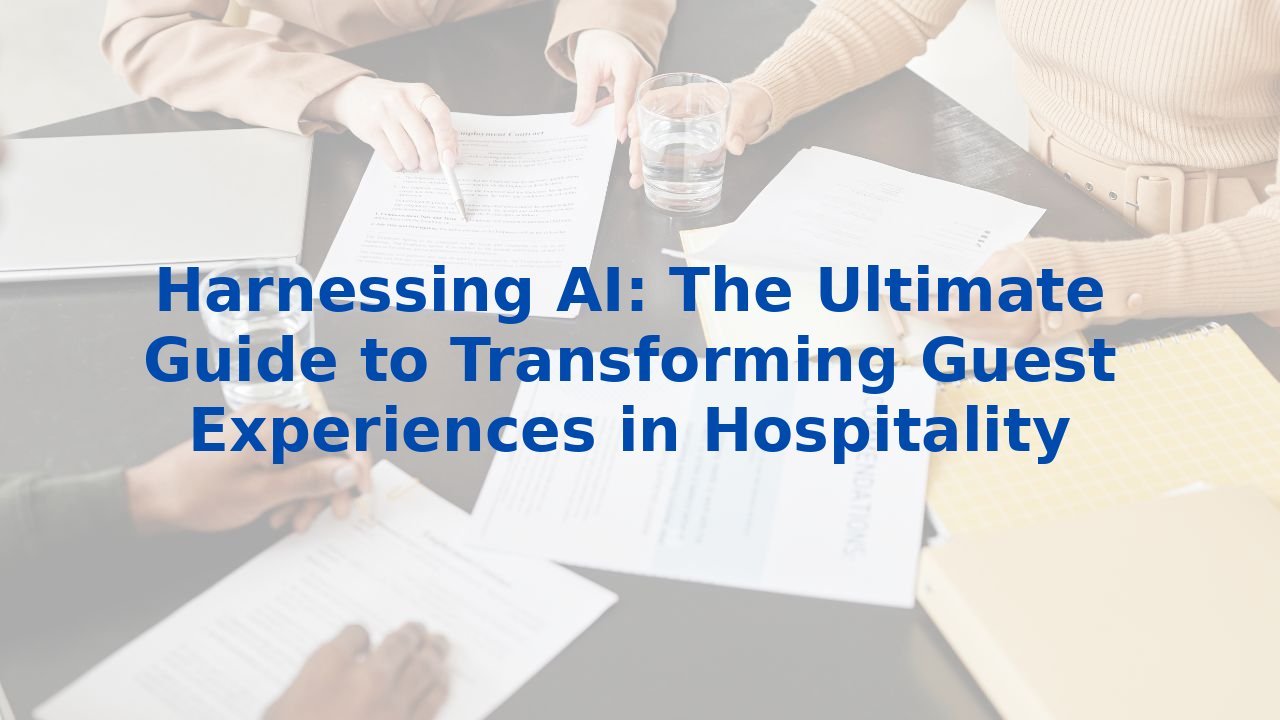 Harnessing AI: The Ultimate Guide to Transforming Guest Experiences in ...