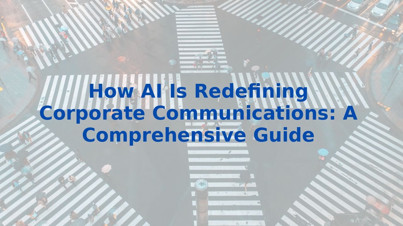 How AI Is Redefining Corporate Communications: A Comprehensive Guide