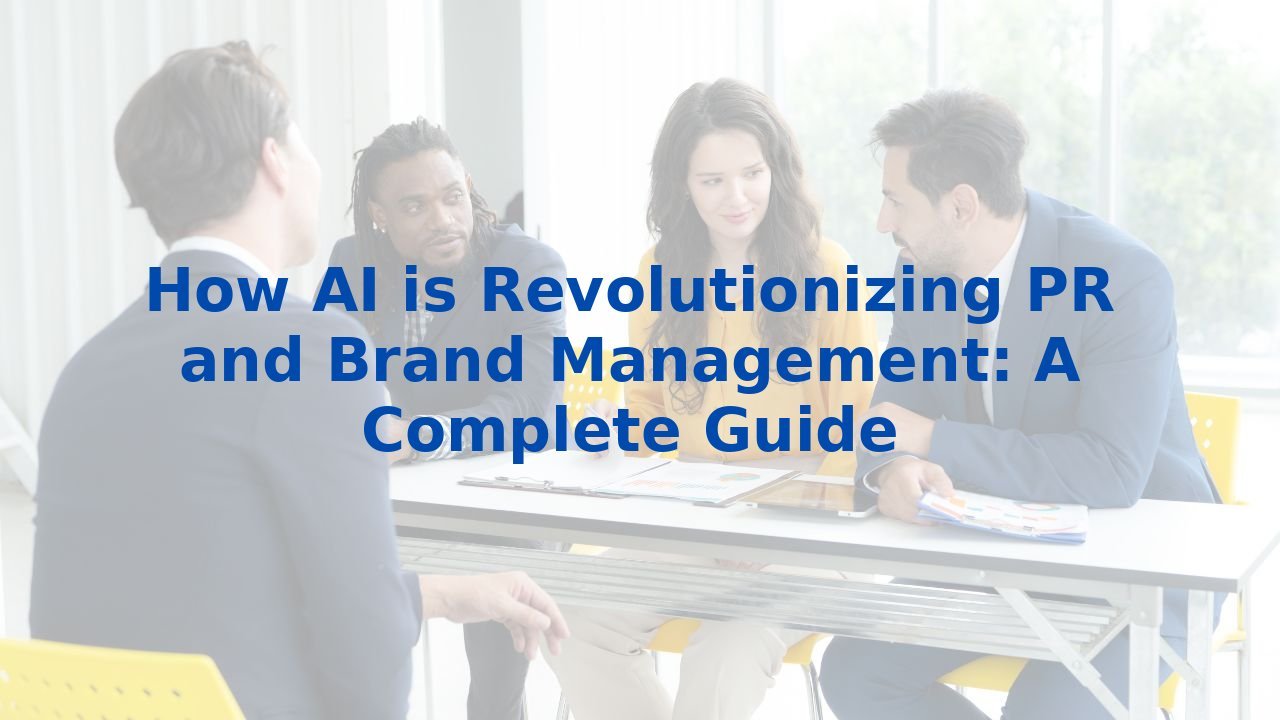 How AI is Revolutionizing PR and Brand Management: A Complete Guide