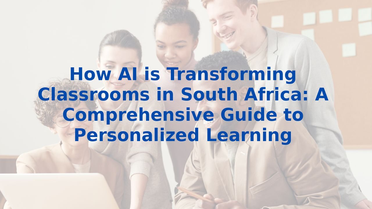 How AI is Transforming Classrooms in South Africa: A Comprehensive Guide to Personalized Learning