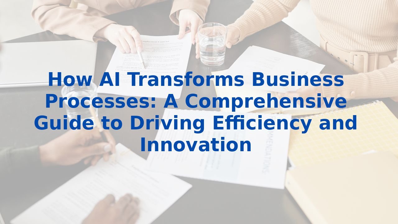 How AI Transforms Business Processes: A Comprehensive Guide to Driving ...
