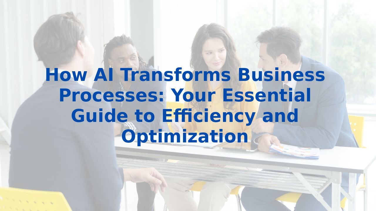 How AI Transforms Business Processes: Your Essential Guide to Efficiency and Optimization