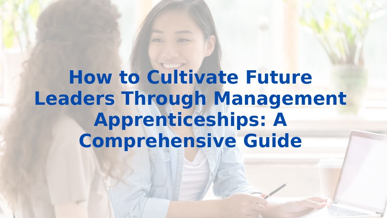 How to Cultivate Future Leaders Through Management Apprenticeships: A ...