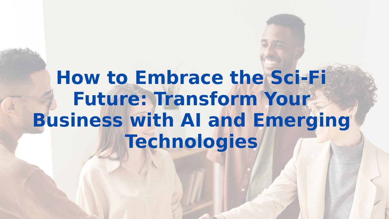 How to Embrace the Sci-Fi Future: Transform Your Business with AI and ...