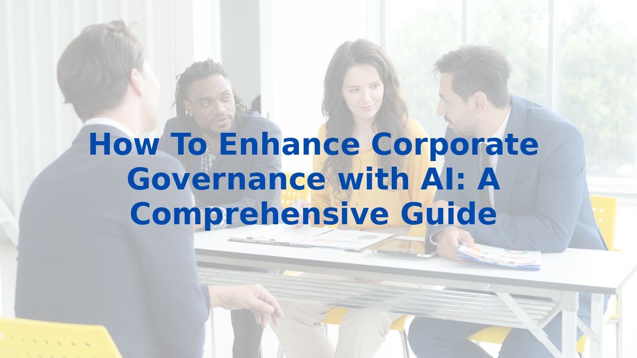 How To Enhance Corporate Governance with AI: A Comprehensive Guide