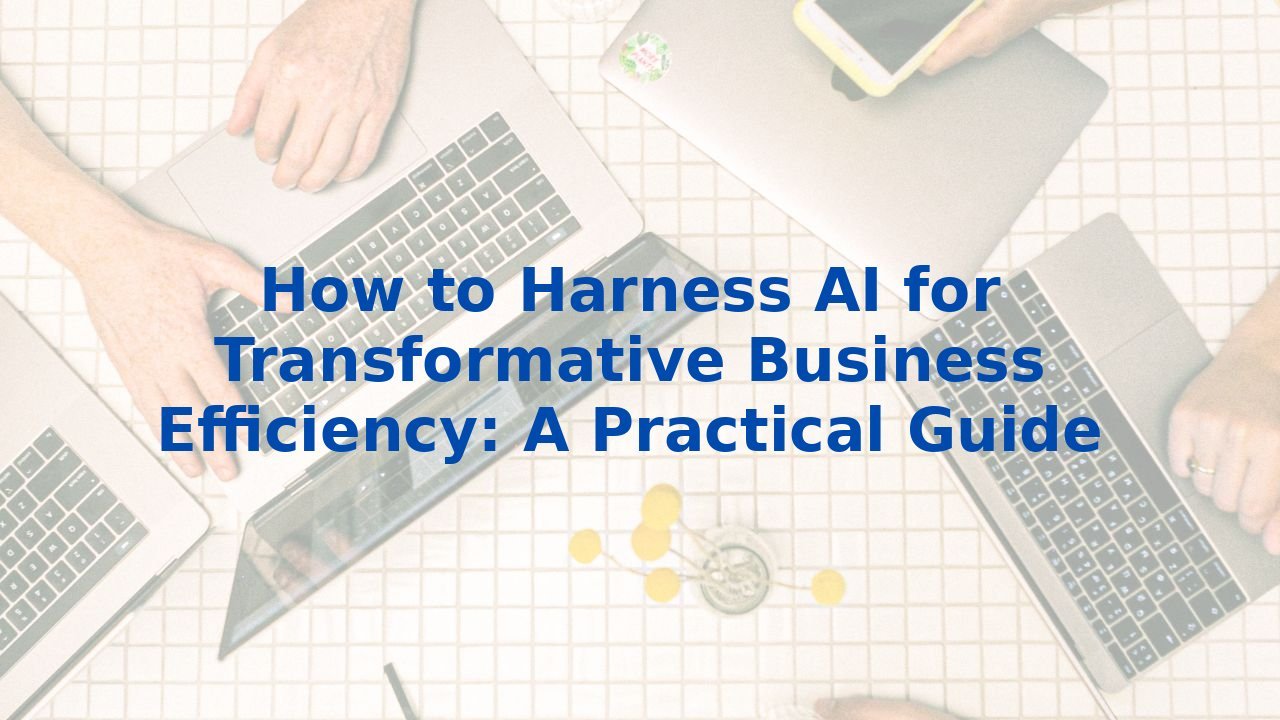 How to Harness AI for Transformative Business Efficiency: A Practical Guide