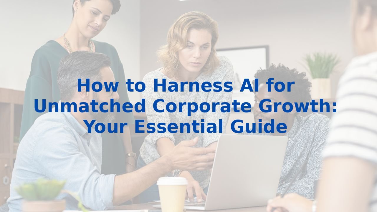 How to Harness AI for Unmatched Corporate Growth: Your Essential Guide
