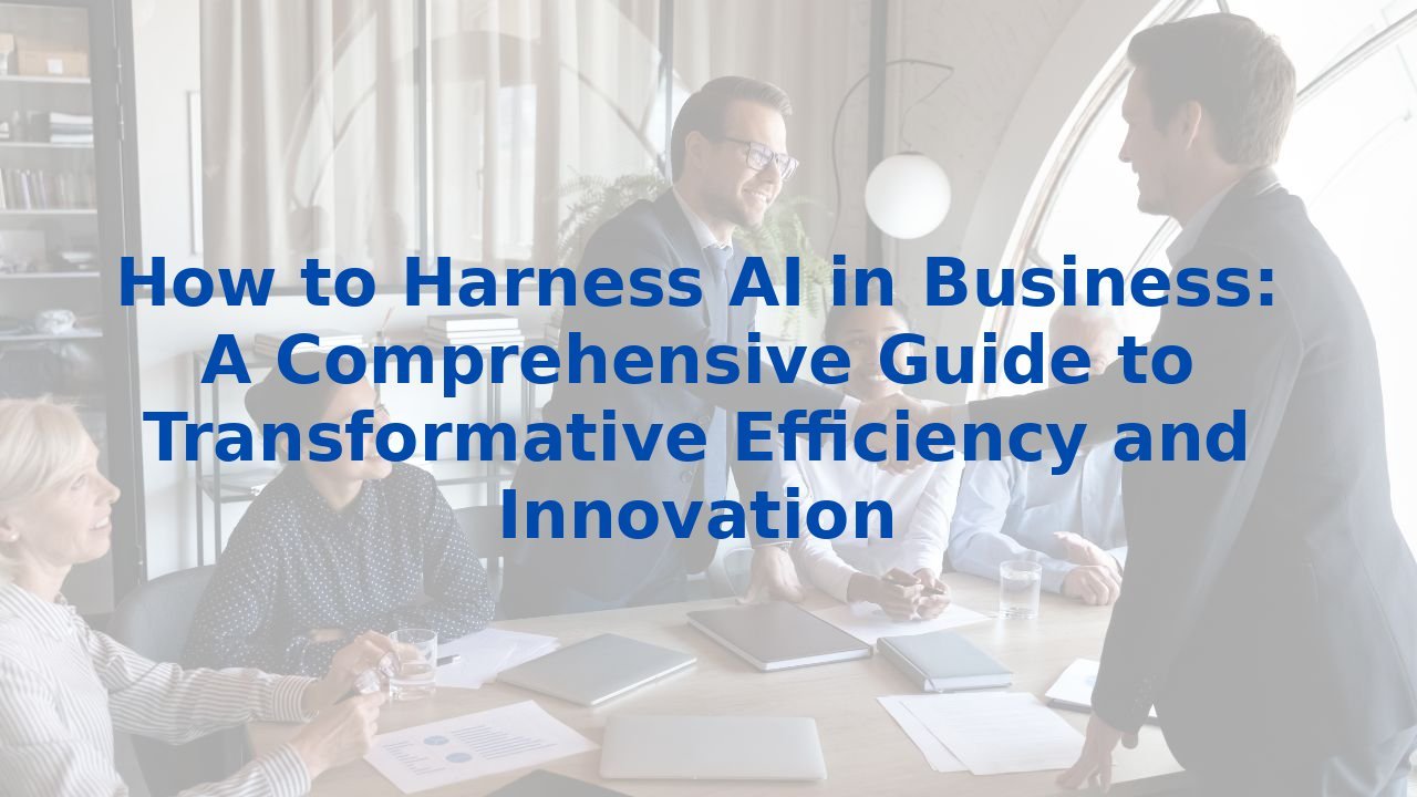 How to Harness AI in Business: A Comprehensive Guide to Transformative Efficiency and Innovation