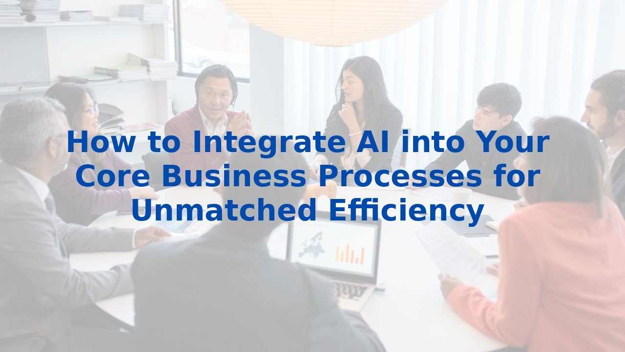 How to Integrate AI into Your Core Business Processes for Unmatched ...