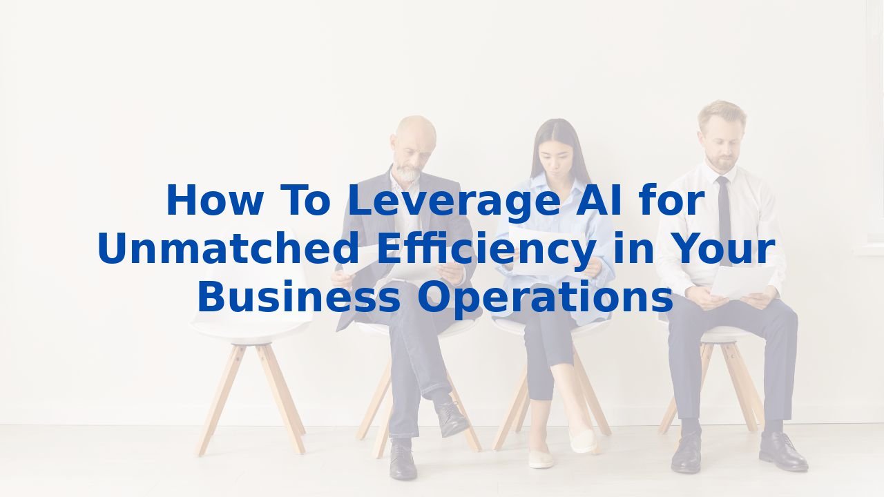 How To Leverage AI for Unmatched Efficiency in Your Business Operations