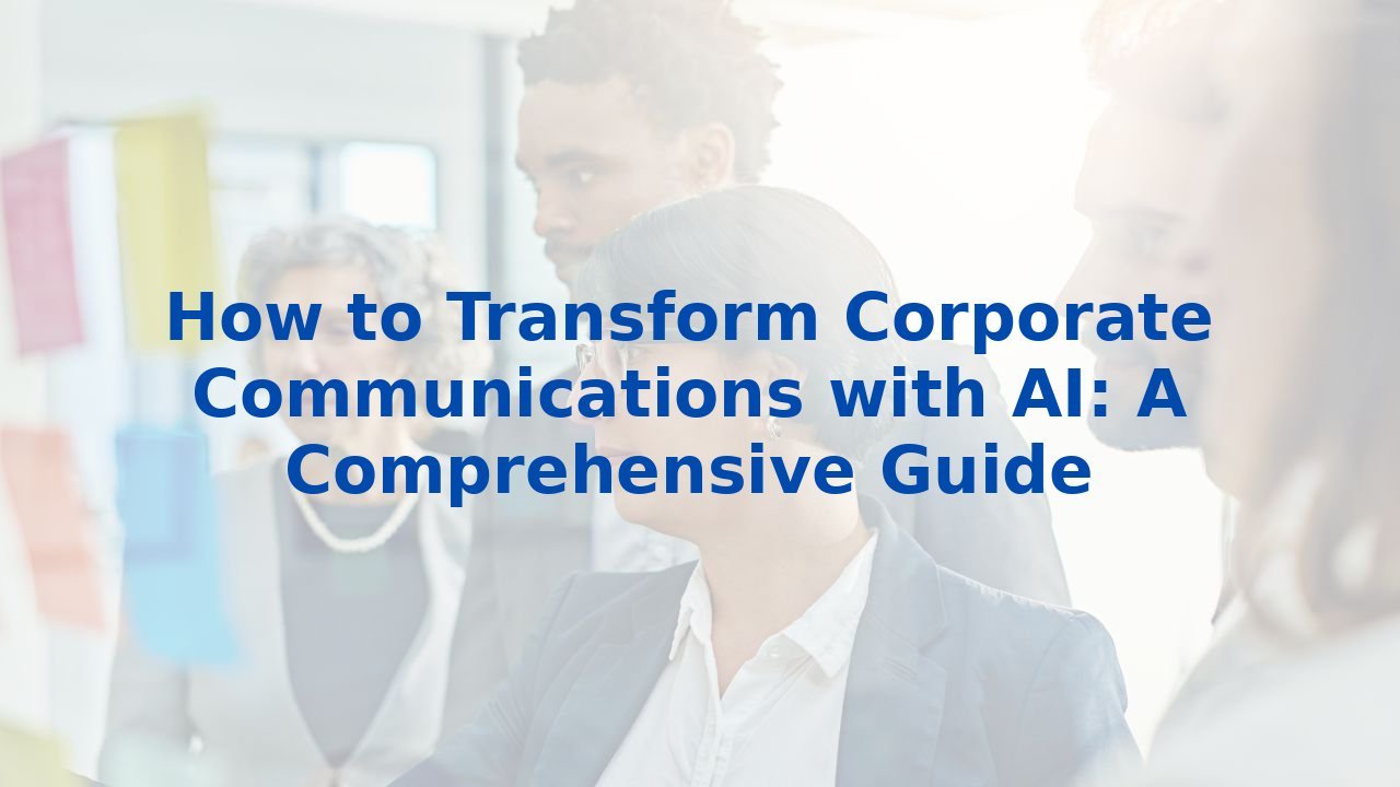 How to Transform Corporate Communications with AI: A Comprehensive Guide