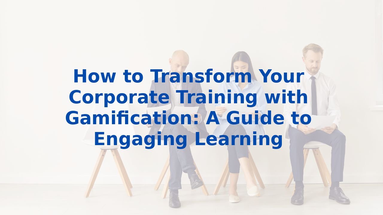 How to Transform Your Corporate Training with Gamification: A Guide to Engaging Learning
