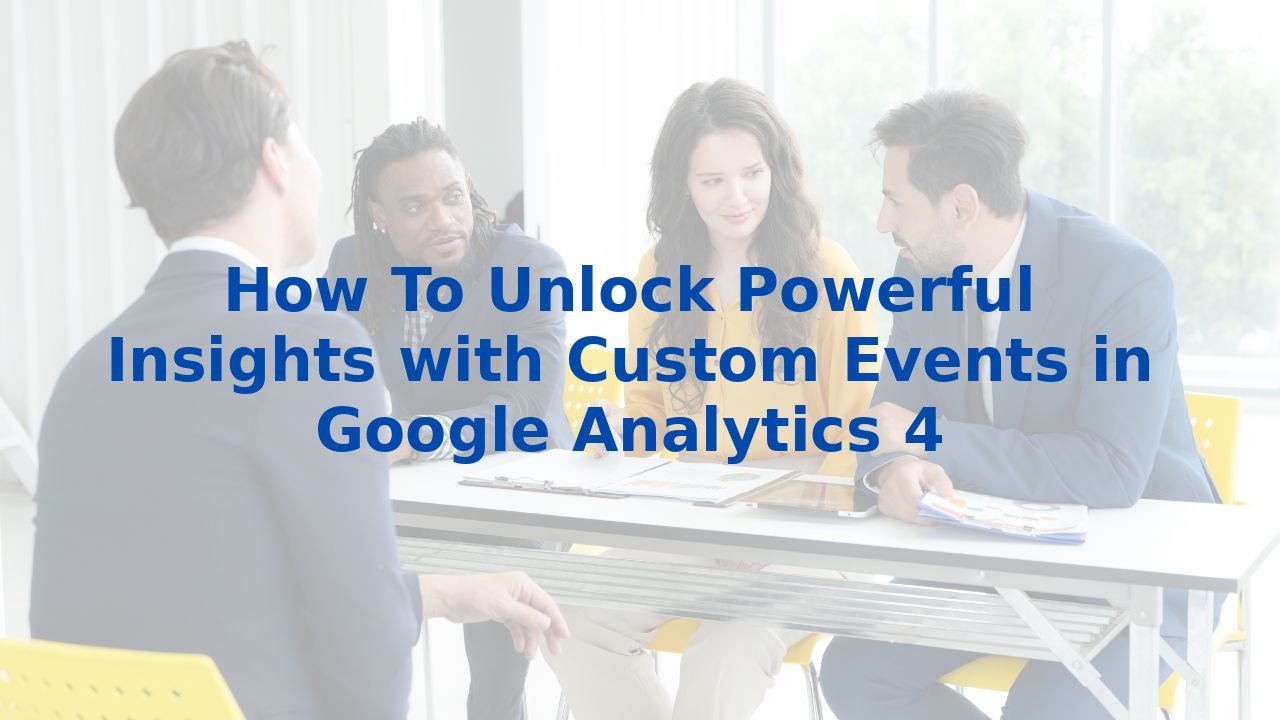 How To Unlock Powerful Insights with Custom Events in Google Analytics 4