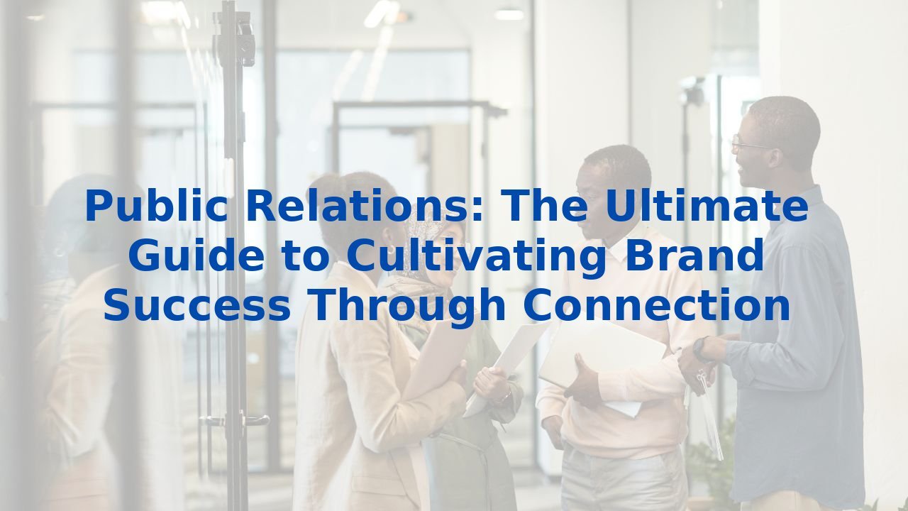 Public Relations: The Ultimate Guide to Cultivating Brand Success ...