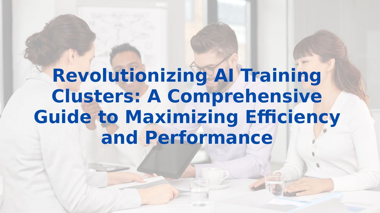 Revolutionizing AI Training Clusters: A Comprehensive Guide to ...