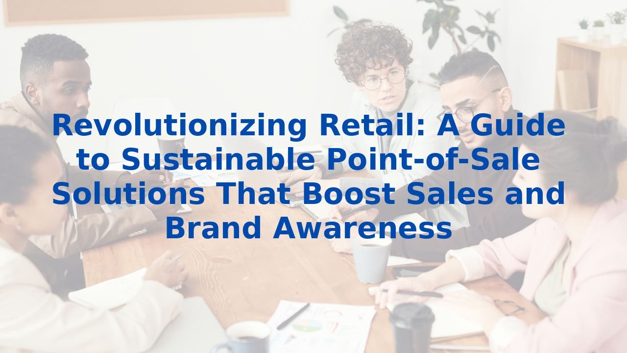 Revolutionizing Retail: A Guide to Sustainable Point-of-Sale Solutions ...
