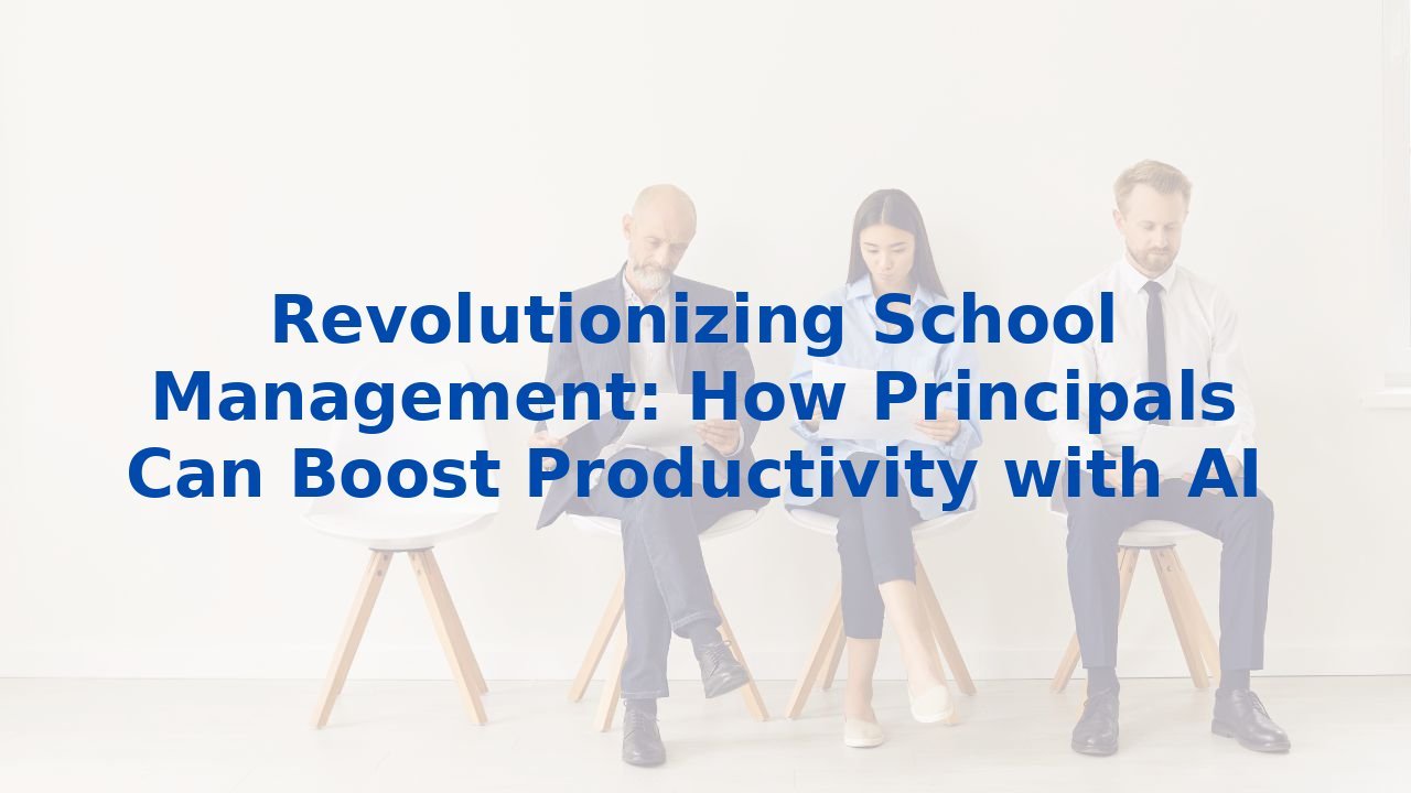 Revolutionizing School Management: How Principals Can Boost ...
