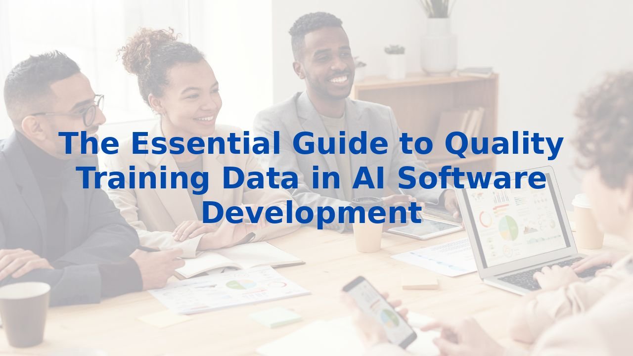 The Essential Guide to Quality Training Data in AI Software Development
