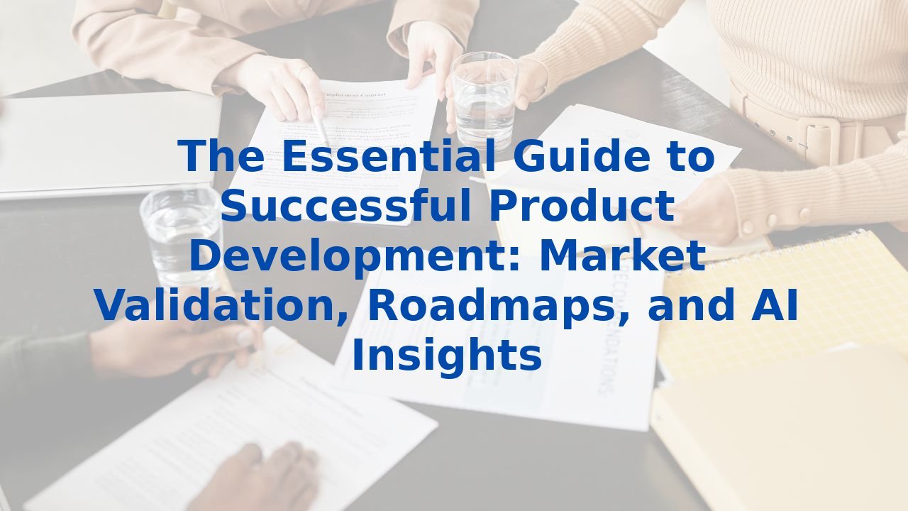 The Essential Guide to Successful Product Development: Market Validation, Roadmaps, and AI Insights