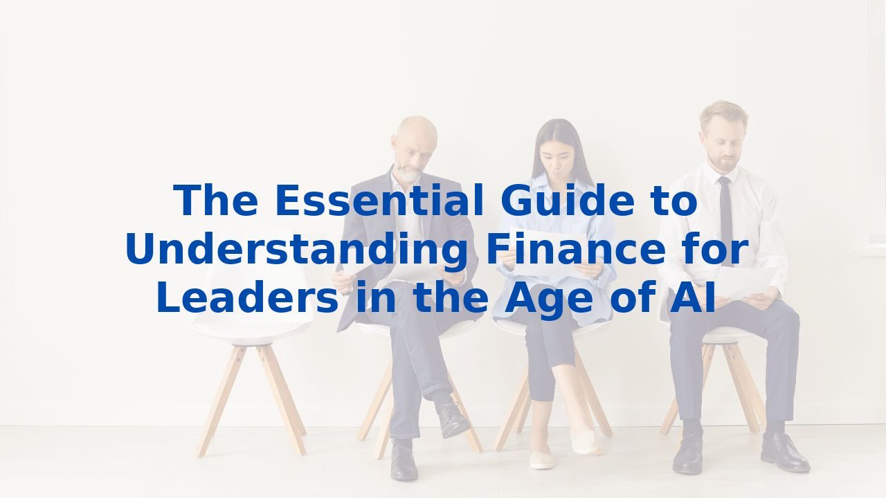 The Essential Guide to Understanding Finance for Leaders in the Age of AI