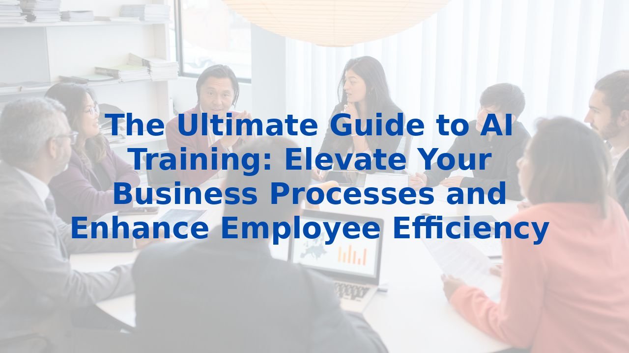 The Ultimate Guide to AI Training: Elevate Your Business Processes and Enhance Employee Efficiency