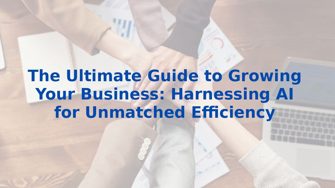 The Ultimate Guide to Growing Your Business: Harnessing AI for Unmatched Efficiency