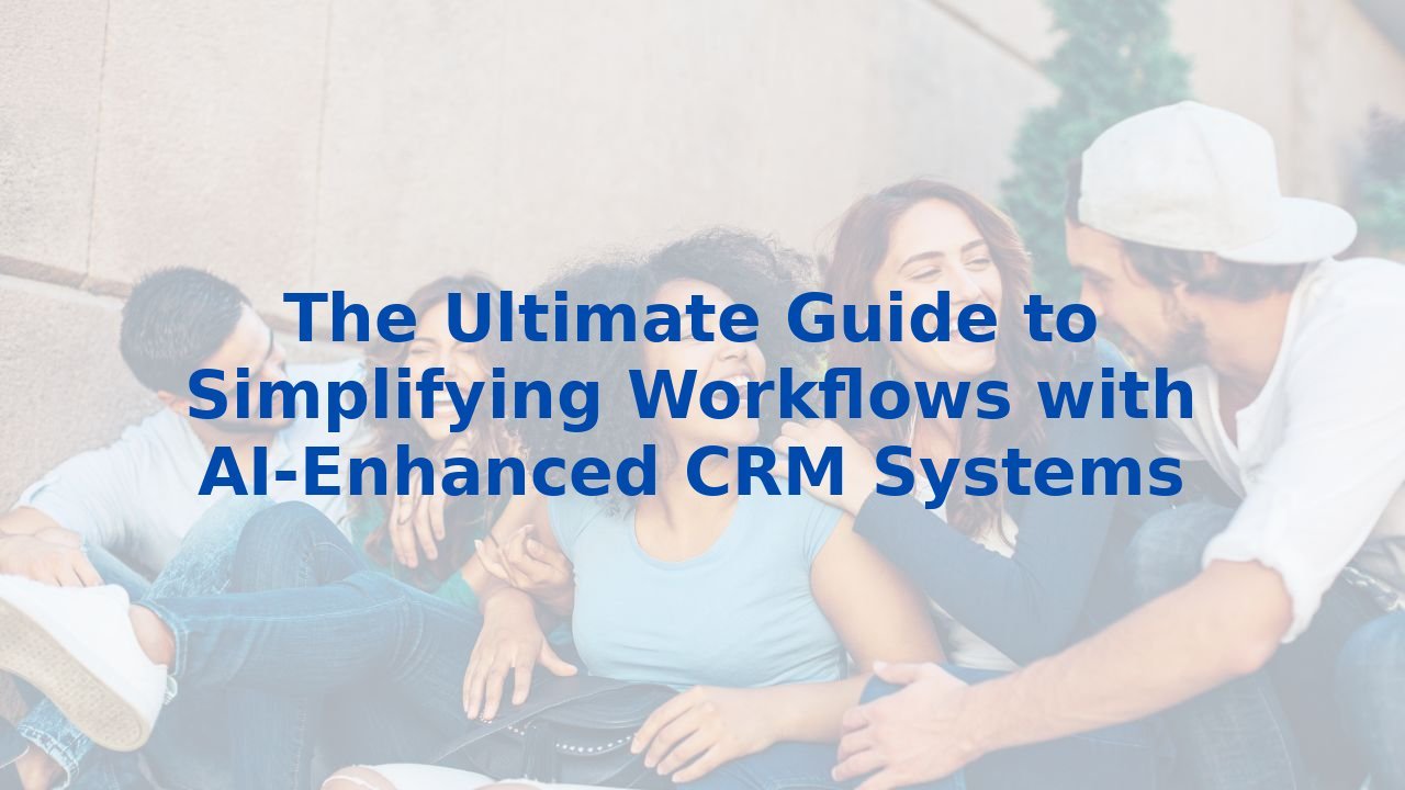 The Ultimate Guide to Simplifying Workflows with AI-Enhanced CRM Systems