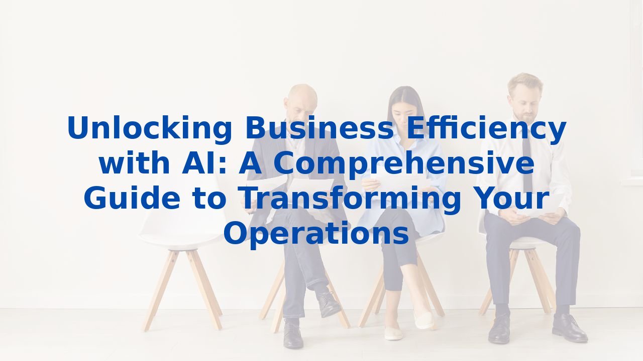 Unlocking Business Efficiency with AI: A Comprehensive Guide to Transforming Your Operations