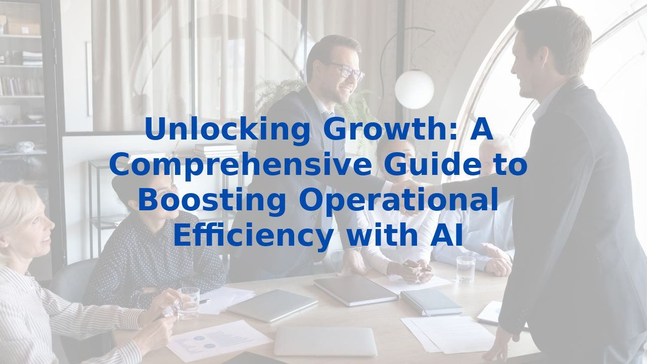 Unlocking Growth: A Comprehensive Guide to Boosting Operational Efficiency with AI