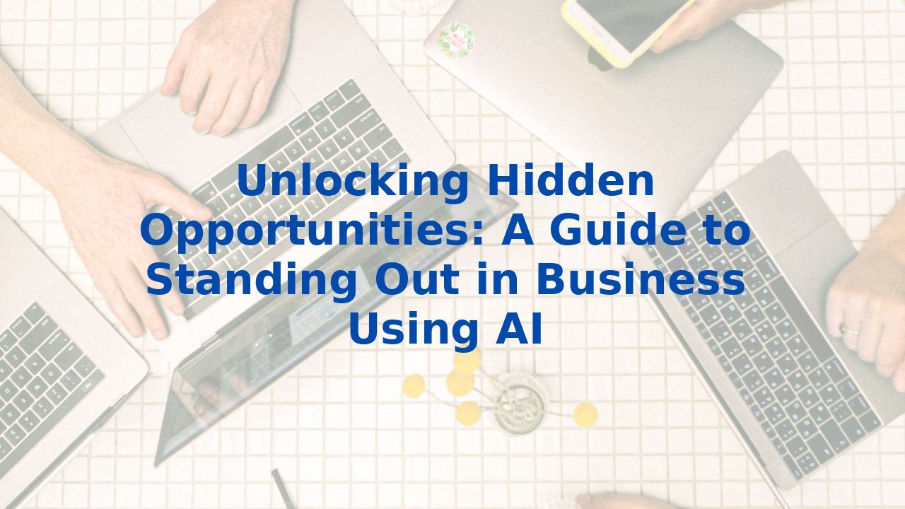 Unlocking Hidden Opportunities: A Guide to Standing Out in Business ...