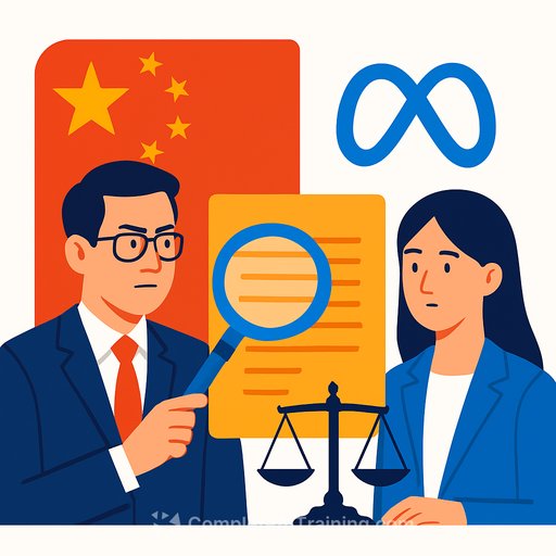 China says Meta's Manus deal must comply with its laws as review gets ...
