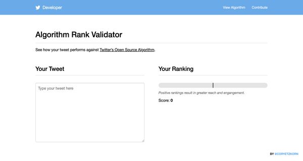 Algorithm Rank Validator Algorithm Rank Validator
