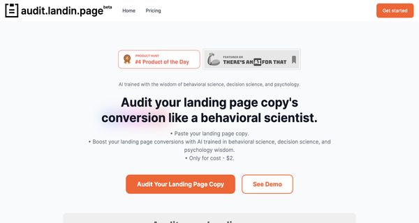 Landing Page Copy Audit