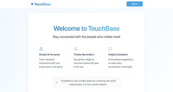Touchbase